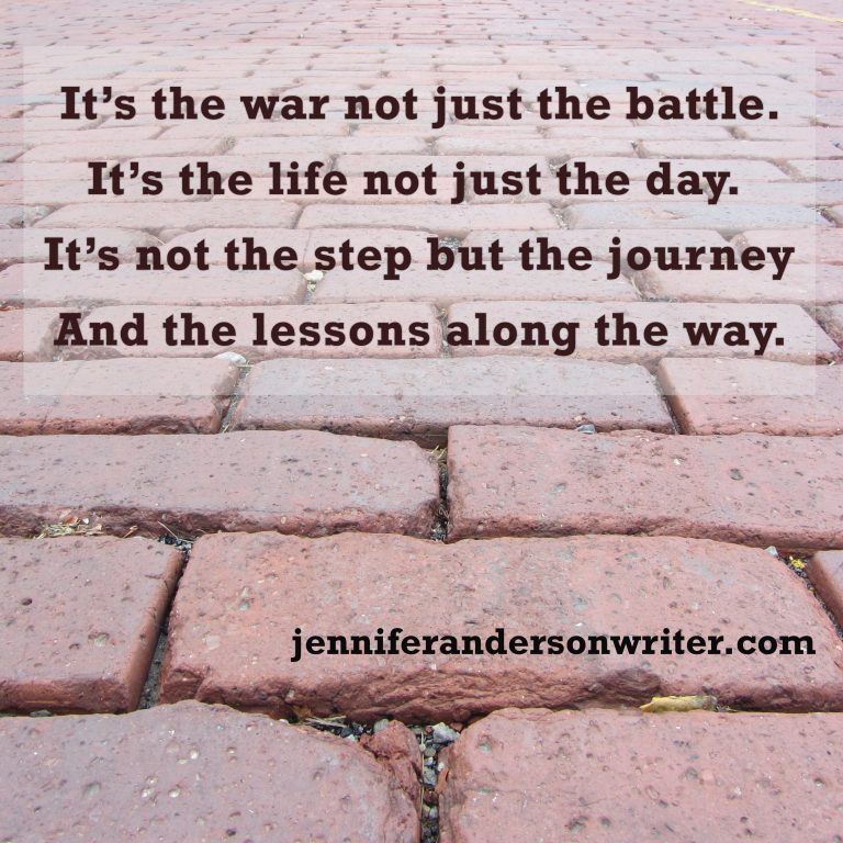 It’s About The Journey – Jennifer Anderson Writer